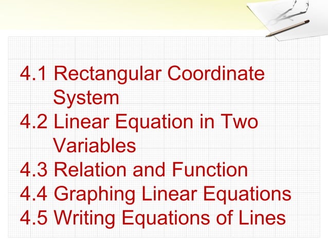 Rectangular coordinate system | PPT