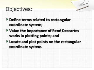 Rectangular coordinate system | PPT