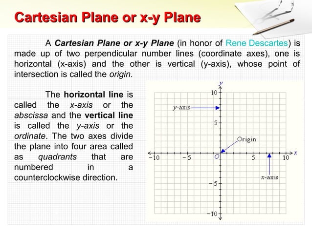 Rectangular coordinate system | PPT