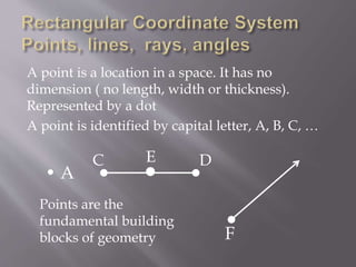 Rectangular coordinate system | PPTX
