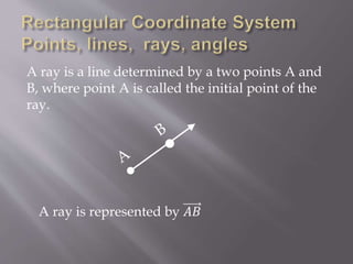 Rectangular coordinate system | PPTX