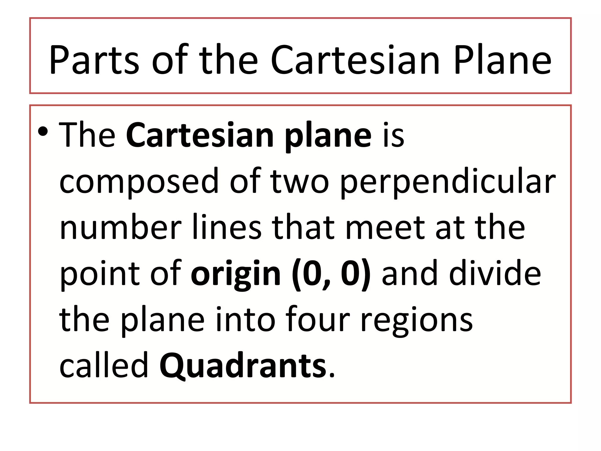 Rectangular Coordinate System | PPT | Geography | Science