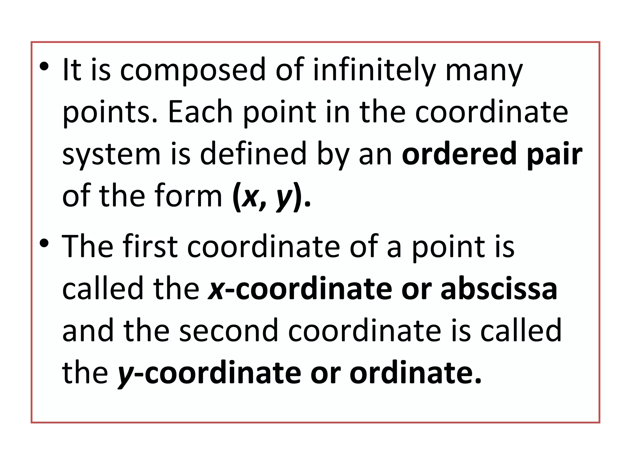 Rectangular Coordinate System | PPT