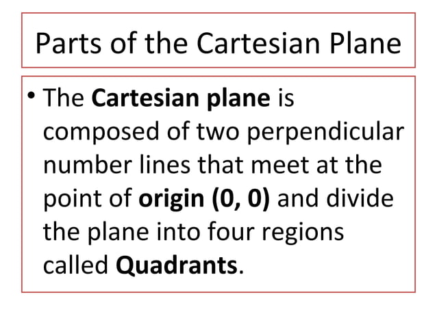Rectangular Coordinate System | PPT | Geography | Science