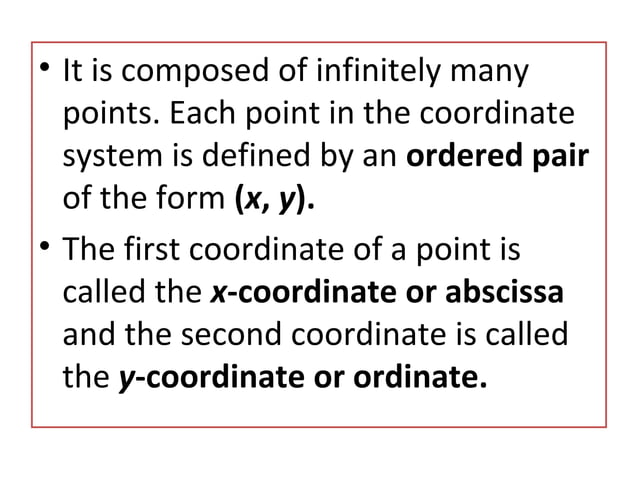 Rectangular Coordinate System | PPT | Geography | Science