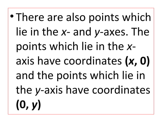 Rectangular Coordinate System | PPT | Geography | Science