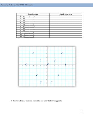 Rectangular Coordinate System Lesson Plan | DOCX