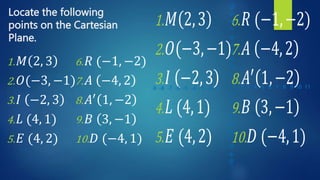 RECTANGULAR COORDINATE SYSTEM CLASSROOM OBSERVATION.pptx