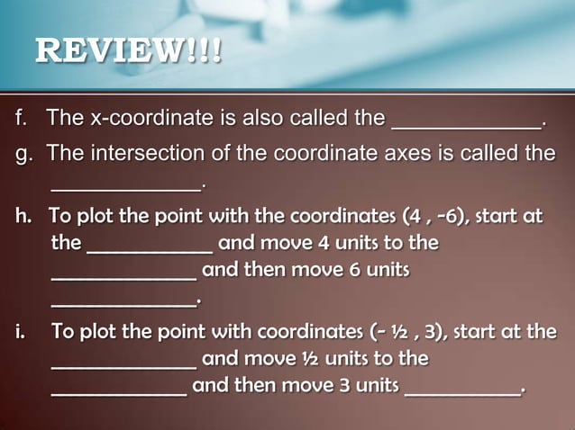 Rectangular Coordinate System II | PPTX | Geography | Science