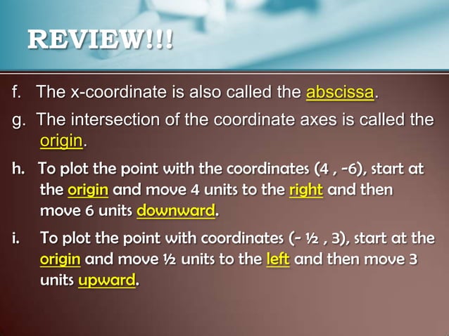 Rectangular Coordinate System II | PPTX | Geography | Science