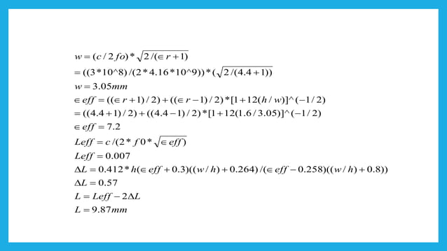 Rectangular Microstrip Antenna Parameter Study with HFSS | PDF | Physics | Science