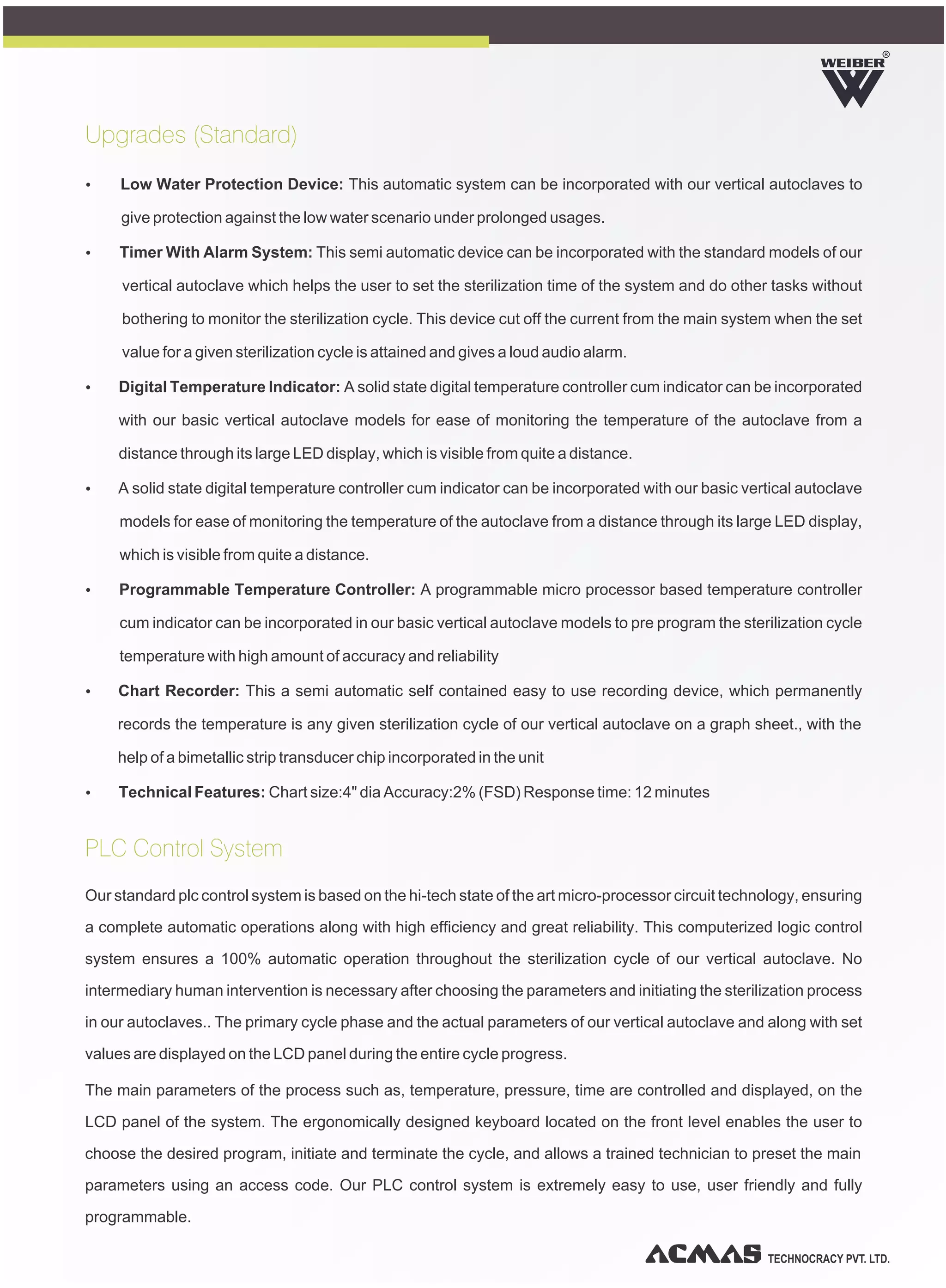 Rectangular horizontal autoclave | PDF
