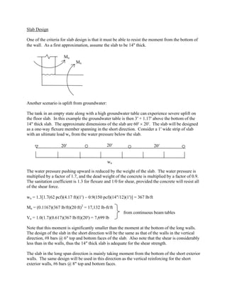 Rectangular tank example_latest | PDF