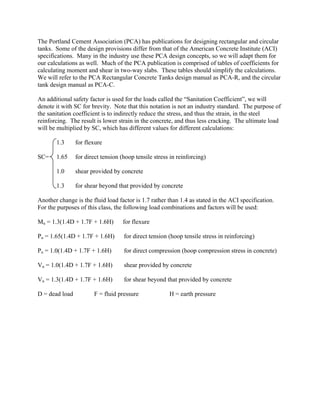 Rectangular tank example_latest | PDF