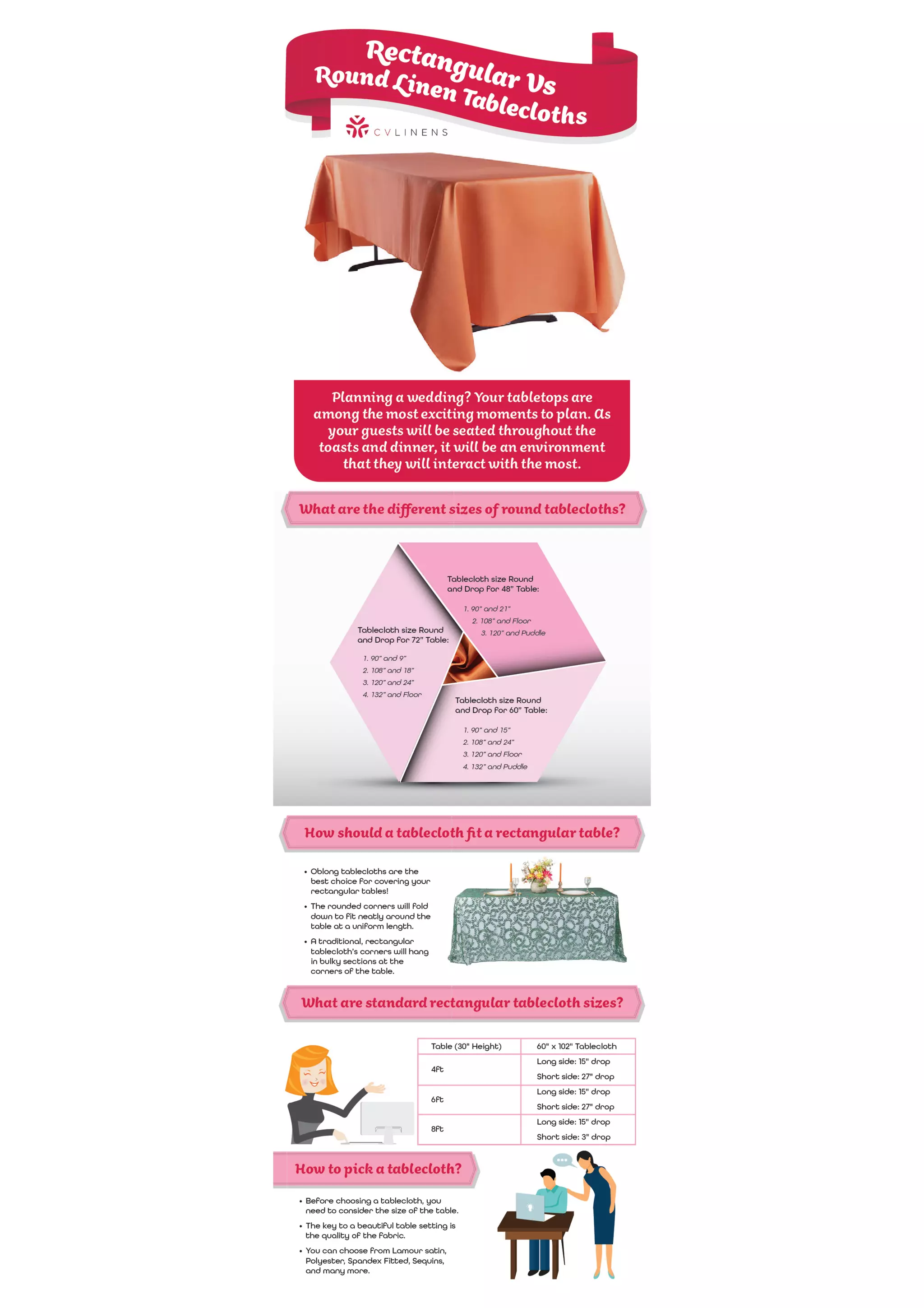 Rectangular Vs Round Linen Tablecloths | PDF