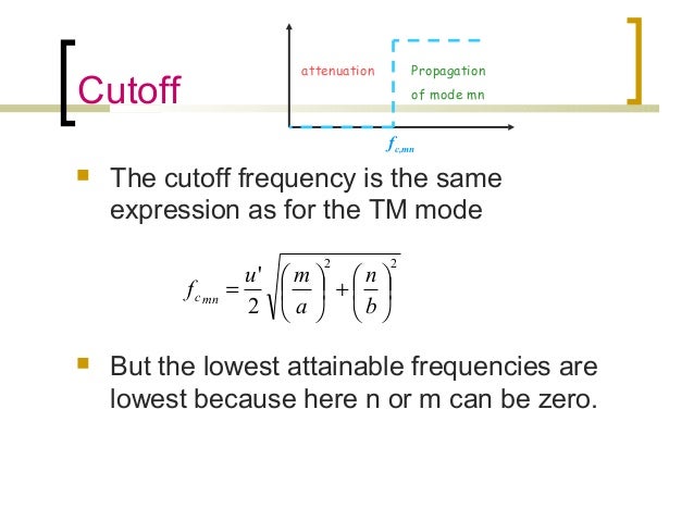 Rectangular waveguides