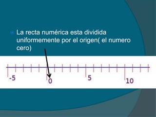 Recta numerica | PPTX