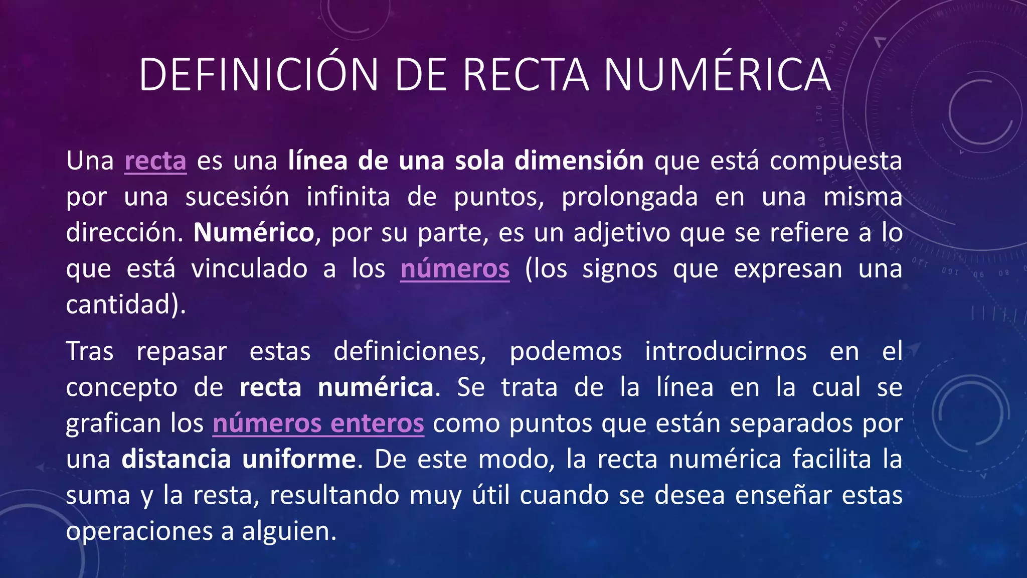 Recta numerica | PPT