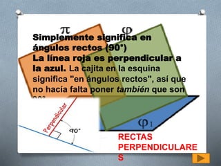 Rectas paralelas y perpendiculares | PPTX