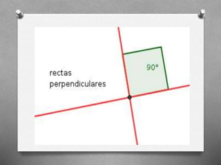 Rectas perpendiculares | PPTX