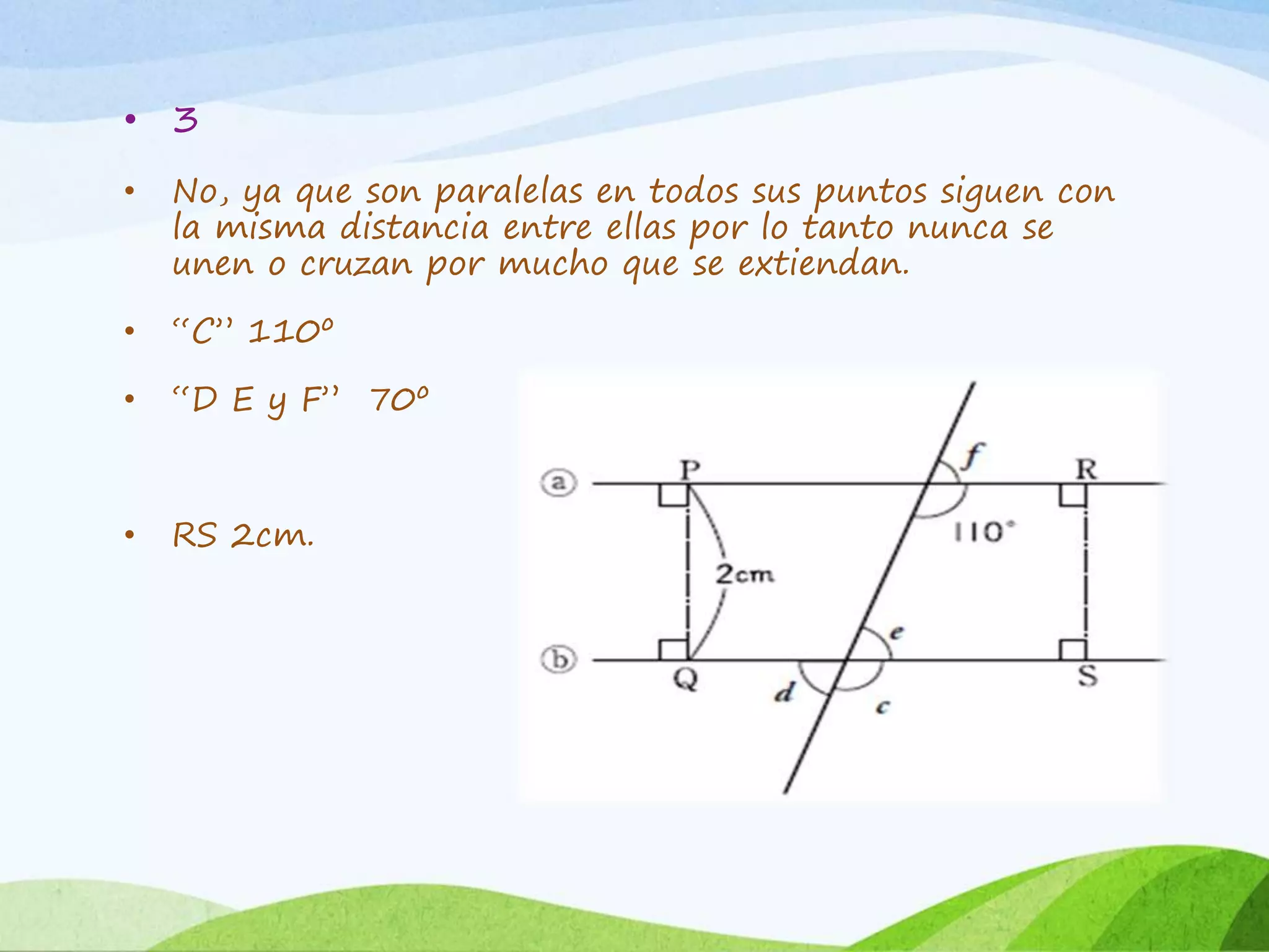 Rectas perpendiculares y paralelas | PPTX