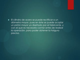 Rectificado de cilindros | PPTX