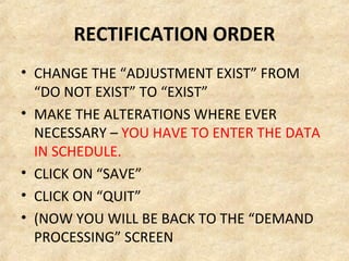 Rectification 154 in itd.bose