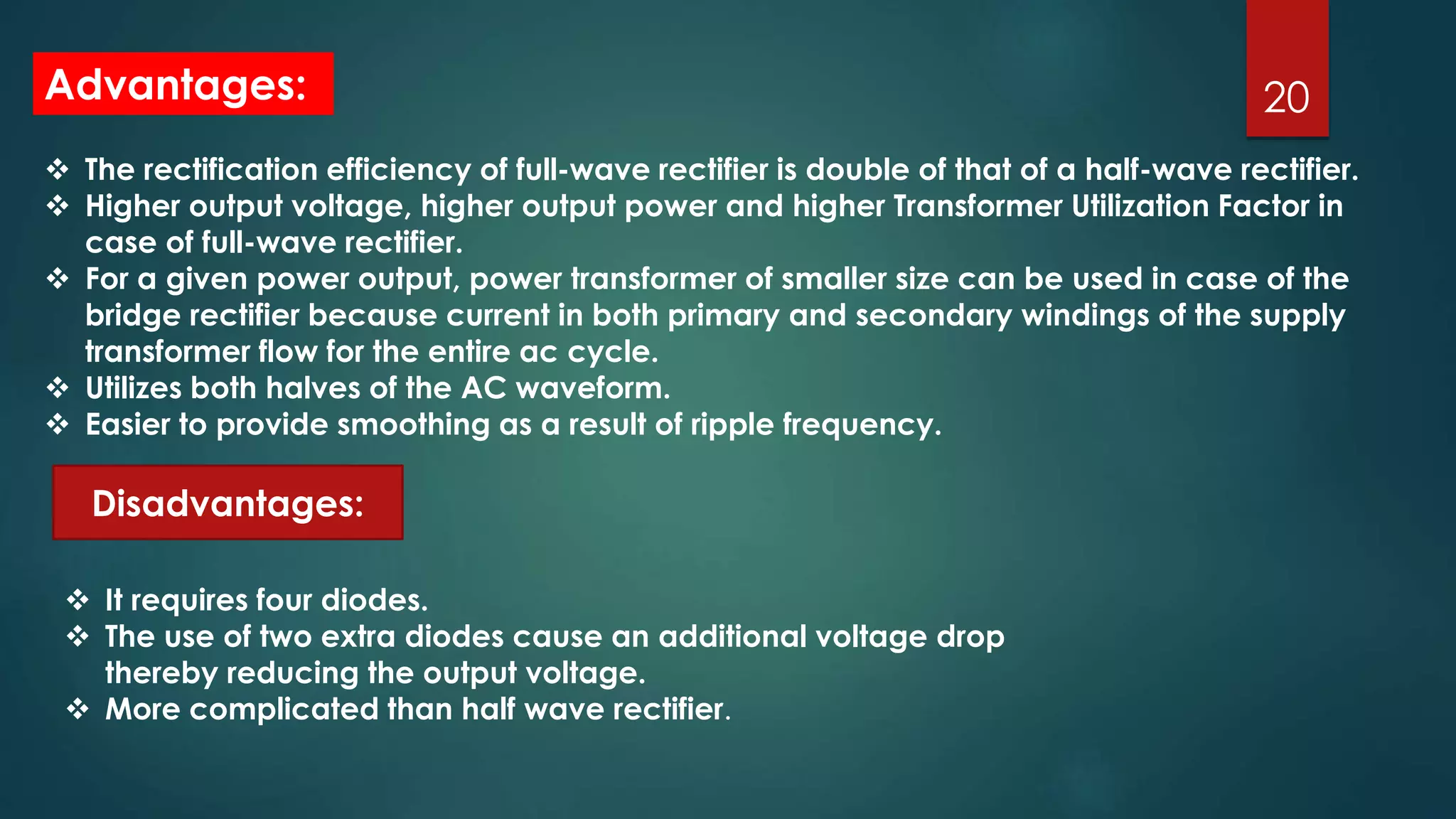 Rectification of diode | PPTX