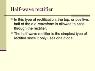 Rectifier | PPT