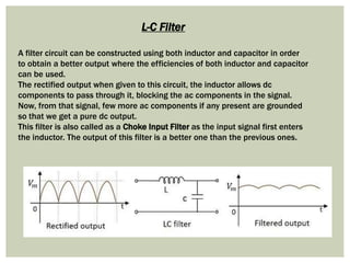 Rectifier and Filter circuits (chapter14) | PPTX