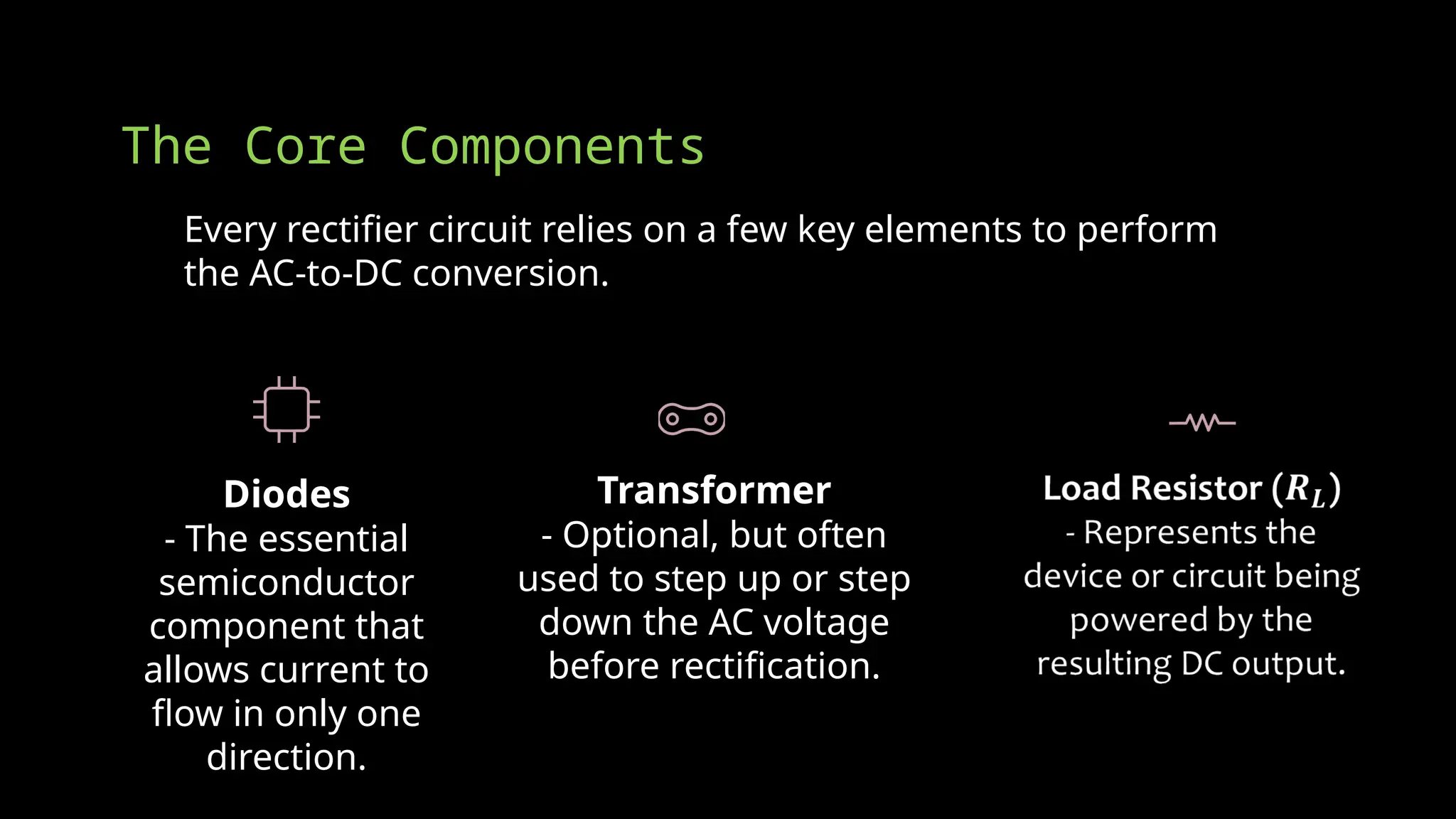 Rectifier circuits . | PPTX