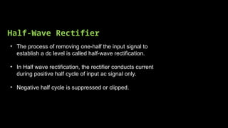 Rectifier circuits . | PPTX