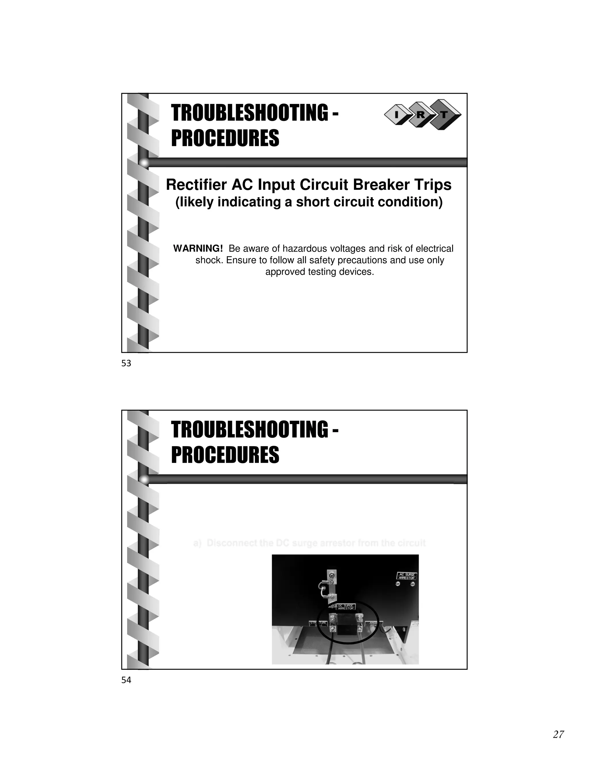 Rectifier Operations & Maintenance - Don Olson - 2.4.2020