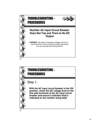 Rectifier Operations & Maintenance - Don Olson - 2.4.2020