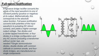 Rectifiers | PPT