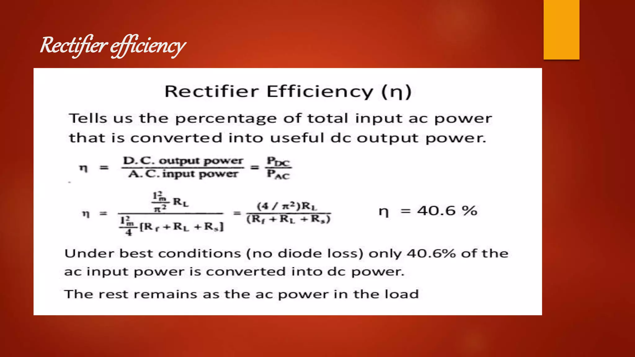 Rectifiers | PPT