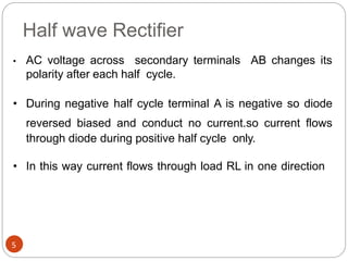 Rectifiers | PPTX