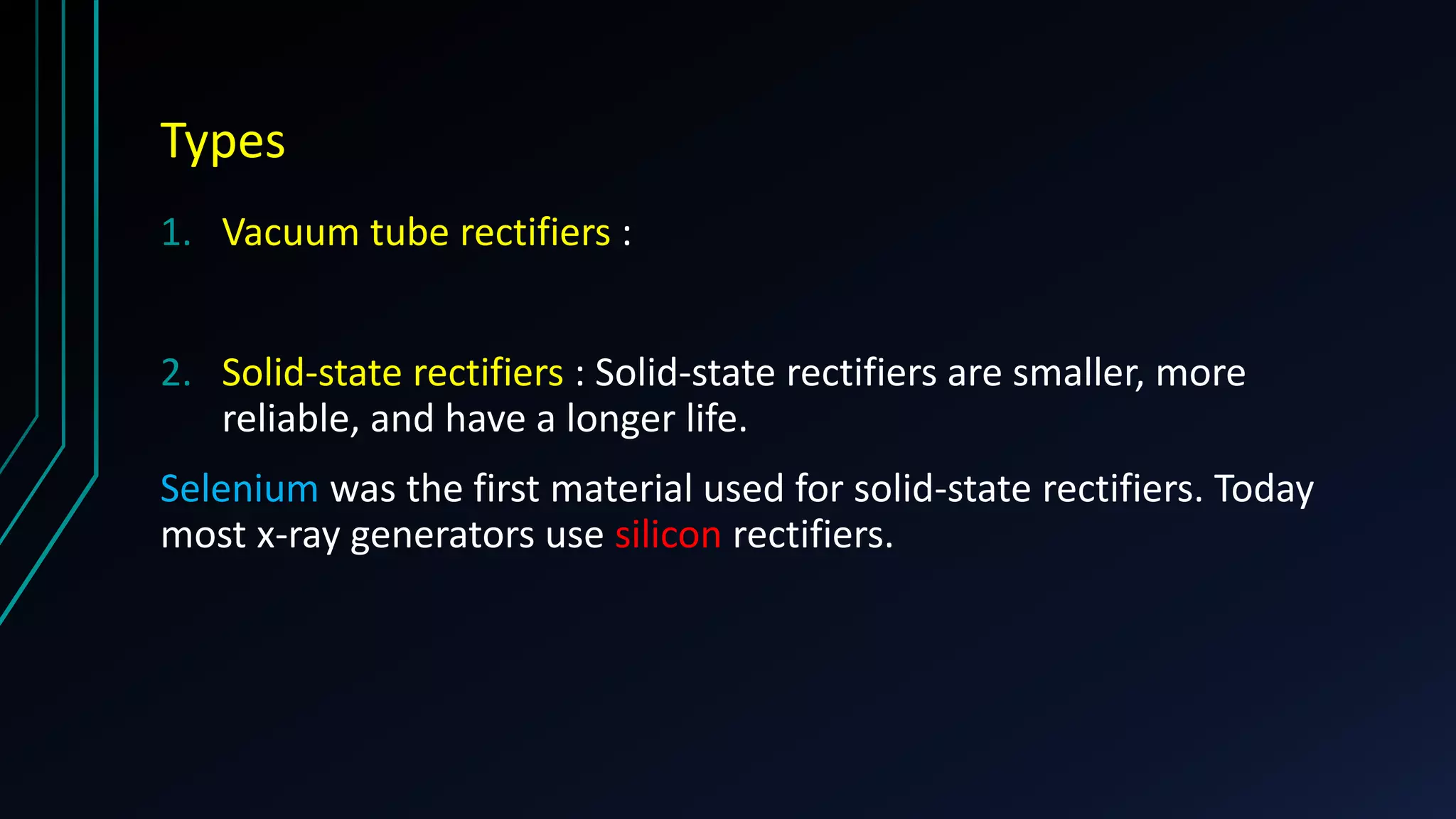 Rectifiers | PPTX