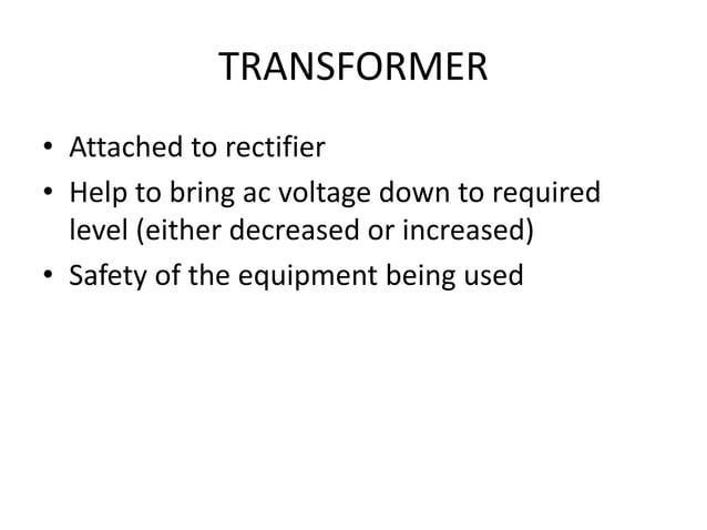 Rectifiers-Filters-and-Regulator-1.pptx | Consumer Electronics | Technology & Computing