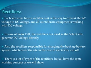 Rectifiers and Back up Batteries at Telecom Sites | PDF