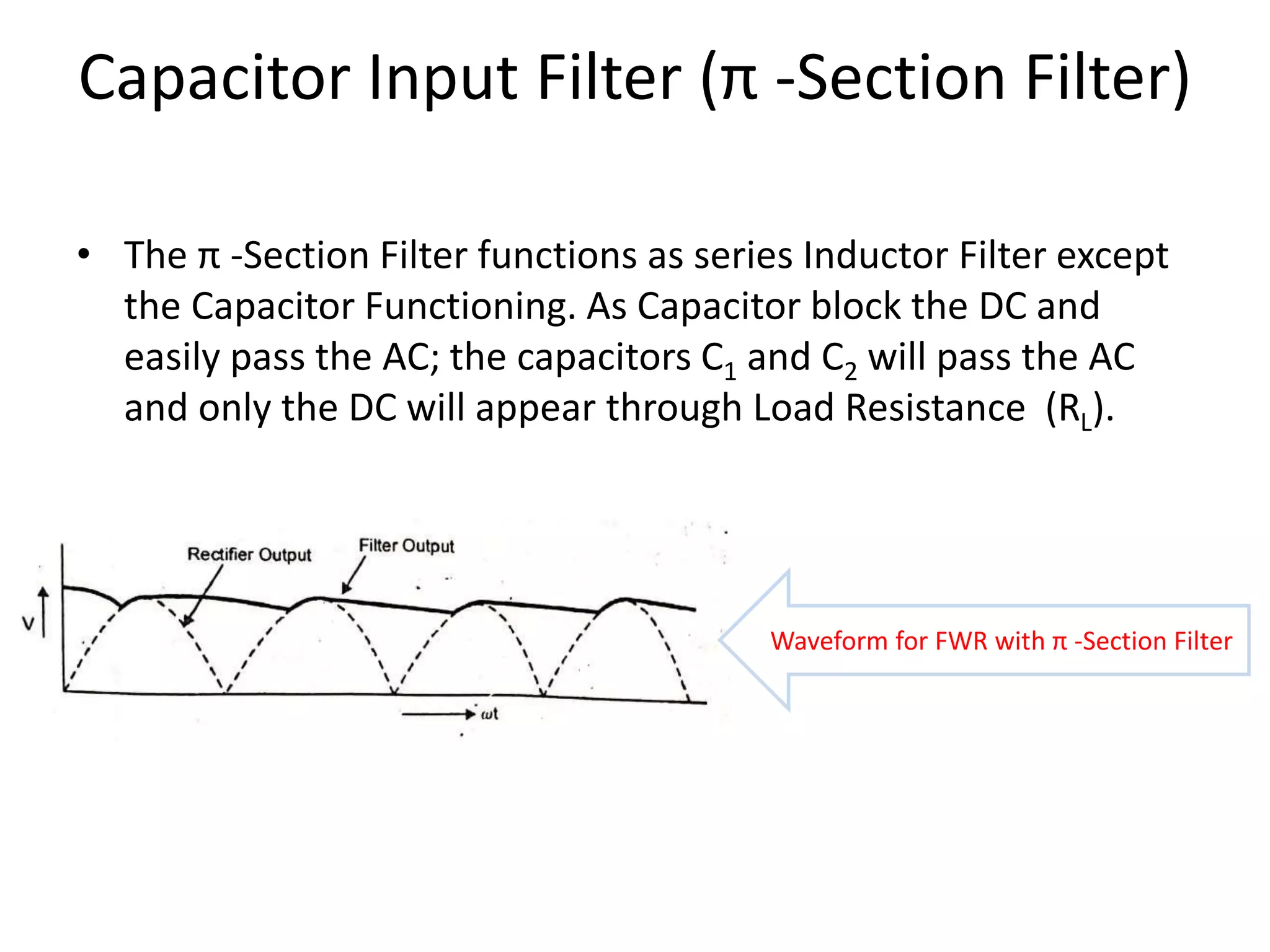 Rectifiers and Filter Circuits | PPTX