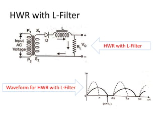 Rectifiers and Filter Circuits | PPTX