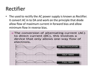 Rectifiers and Filter Circuits | PPTX