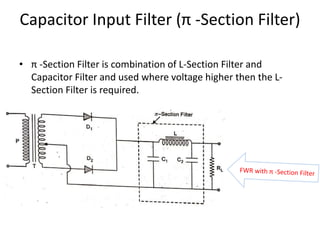 Rectifiers and Filter Circuits | PPTX