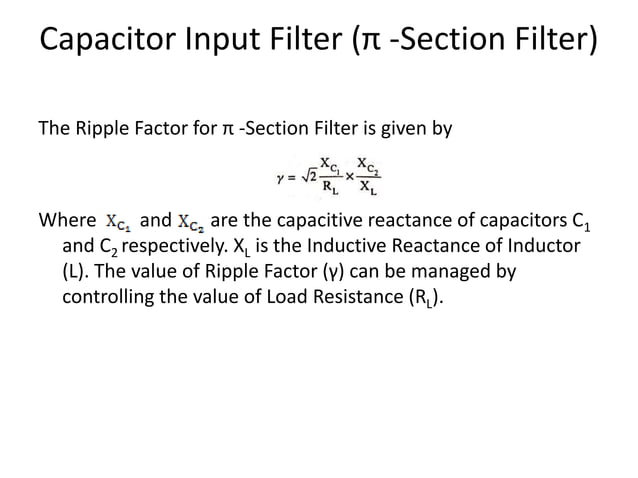 Rectifiers and Filter Circuits | PPTX | Consumer Electronics | Technology & Computing