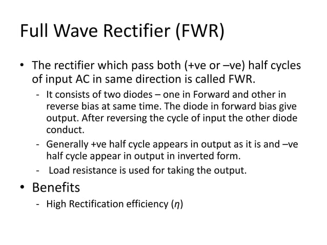 Rectifiers and Filter Circuits | PPTX | Consumer Electronics | Technology & Computing