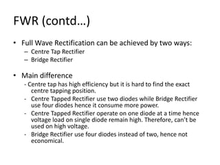 Rectifiers and Filter Circuits | PPTX