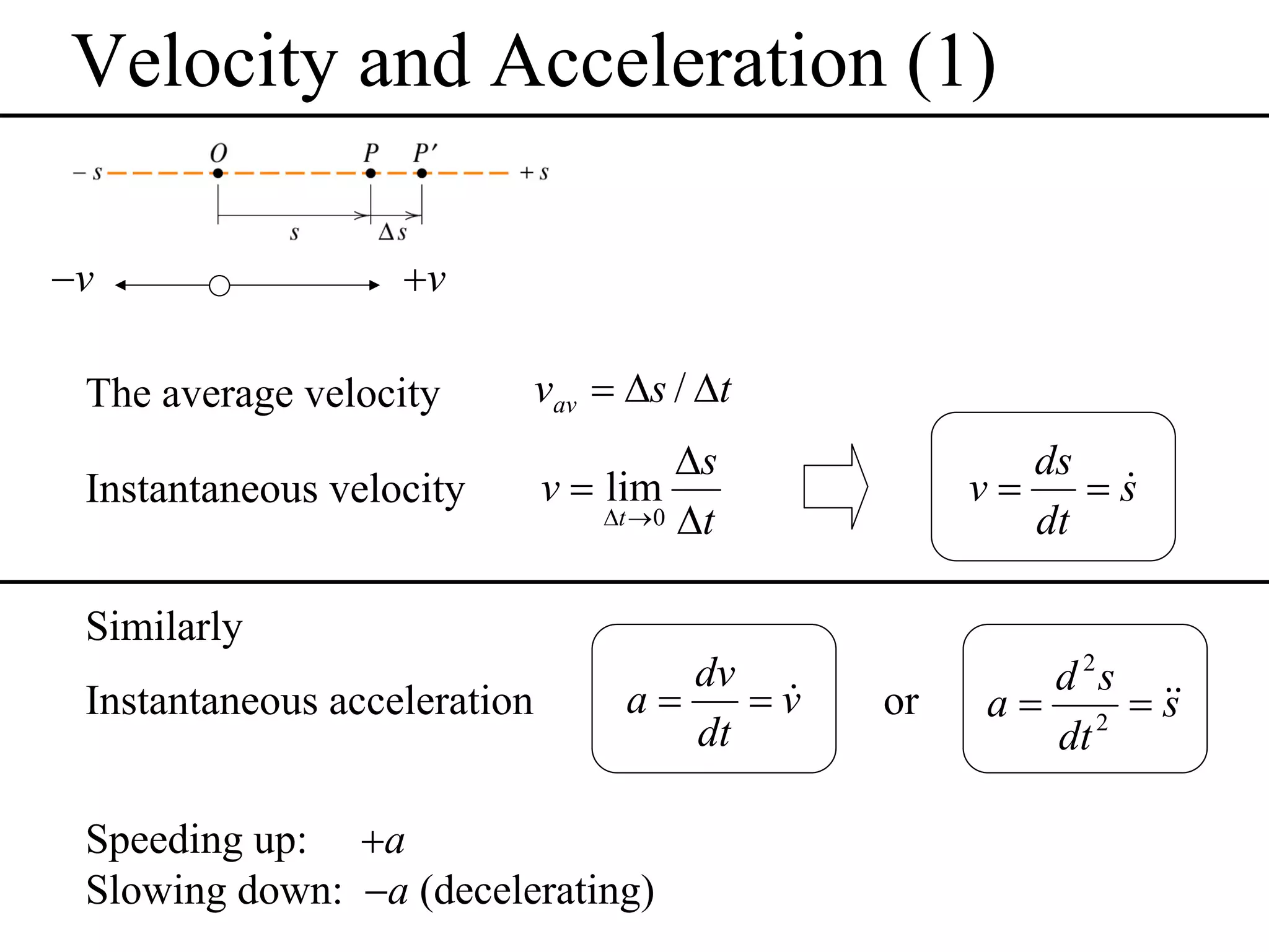 Rectilinear motion | PDF