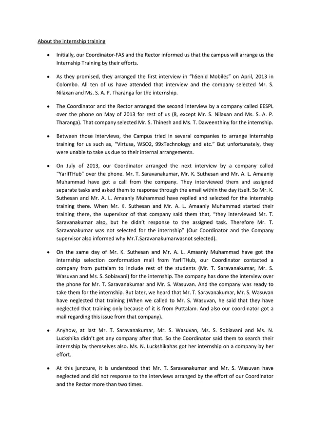 Rector letter | DOCX