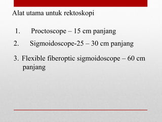 Rectoscopy | PPT